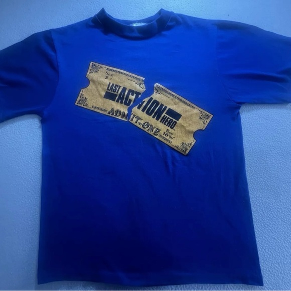 allison | Shirts & Tops | Vintage Rare 993 Last Action Hero Movie Promo ...